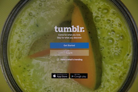 Tumblr Login Page Hundreds Millions Hacked Editorial Stock Photo ...