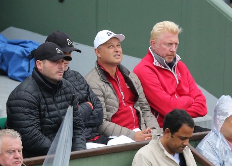 Novak Djokovics Players Box Including Boris Editorial Stock Photo ...