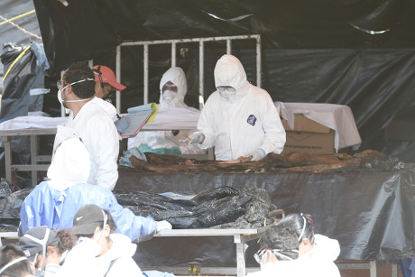 Coroners Seen During Exhumation Bodies Found Editorial Stock Photo ...