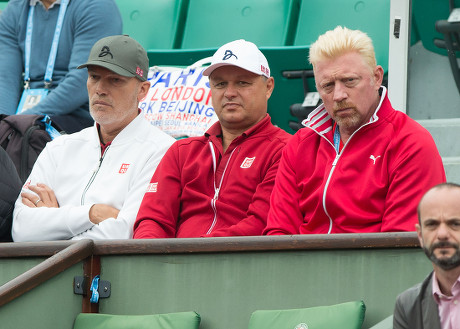 Novak Djokovic Team Coach Boris Becker Editorial Stock Photo - Stock ...
