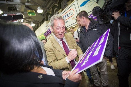 Nigel Farage Visits Leeds Kirkgate Market Editorial Stock Photo - Stock ...