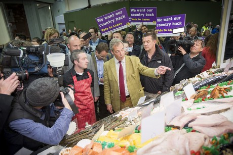 Nigel Farage Visits Leeds Kirkgate Market Editorial Stock Photo - Stock ...