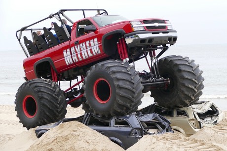 Mayhem Monster Truck Rides On Bournemouth Editorial Stock Photo - Stock ...