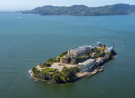 Prison Island Alcatraz Alcatraz Island Aerial Editorial Stock Photo ...