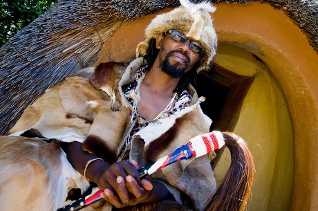 Basotho Ngaka Chiefs Bone Thrower Basotho Editorial Stock Photo - Stock ...