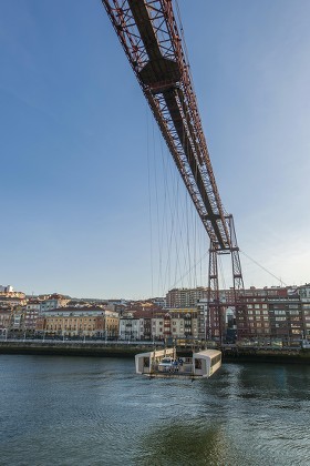 Bizkaia Bridge Puente Colgante Hanging Bridge Editorial Stock Photo ...