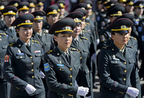 Uniformed Women Military Parade Unit Air Editorial Stock Photo - Stock ...