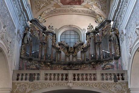Organ Loft Baroque After 1711 Upper Editorial Stock Photo - Stock Image ...