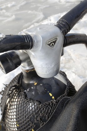 Divers Equipment Subglacial Diving Ice Diving Editorial Stock Photo ...