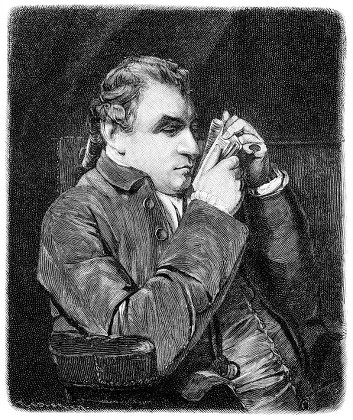 Historical Illustration 19th Century Portrait Giuseppe Editorial Stock ...