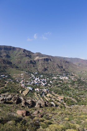 View Over Village Temisas Agueimes Region Editorial Stock Photo - Stock ...