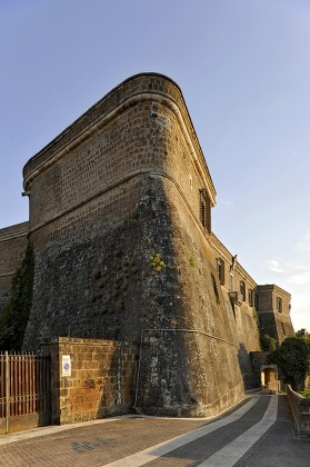 Castle Battlements Forte Sangallo Rocca Dei Editorial Stock Photo ...