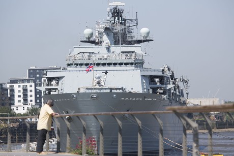 Hms Bulwark Moored Greenwich Editorial Stock Photo - Stock Image ...