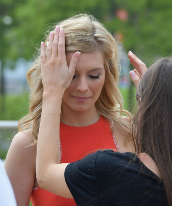 Rachel Riley celebrates Shell Eco-marathon, London, Britain - 08 Jun ...