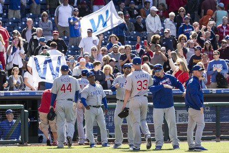 Chicago Cubs Celebrate Win Fans Big Editorial Stock Photo - Stock Image ...