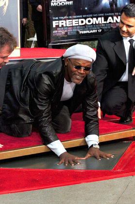 __COUNT__ SAMUEL L JACKSON HAND AND FOOT PRINT CEREMONY, LOS ANGELES ...