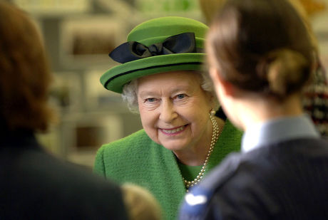 Queen Elizabeth Ii Visiting Youth Club Editorial Stock Photo - Stock ...