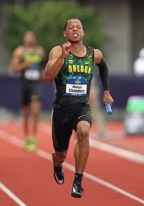 Marcus Chambers Competes Ncaa Outdoor Track Editorial Stock Photo ...
