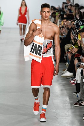 Model Wearing Outfit Mens Ready Wear Editorial Stock Photo - Stock ...
