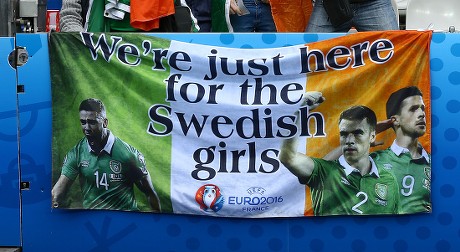 Republic Ireland Banner During Uefa Euro Editorial Stock Photo - Stock ...