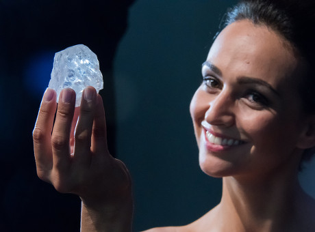 1109carat Lesedi La Rona Diamond Editorial Stock Photo - Stock Image ...