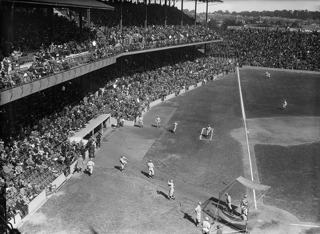 Major League Baseball Game Griffith Stadium Editorial Stock Photo ...