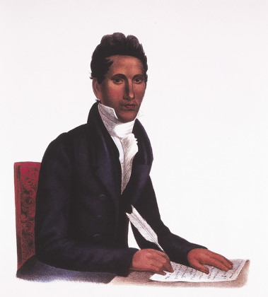 John Ridge Cherokee Leader Publisher Cherokee Editorial Stock Photo ...