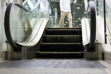 Worlds Shortest Escalator Basement Level Mores Editorial Stock Photo ...