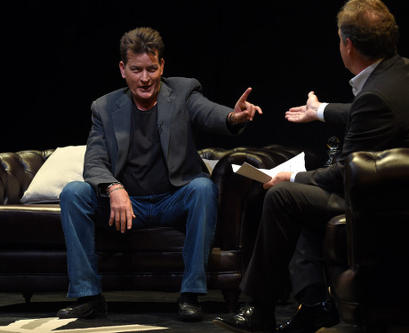 Charlie Sheen Piers Morgan Editorial Stock Photo - Stock Image ...