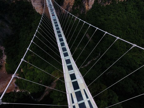 Glass Bridge Grand Canyon Zhangjiajie National Editorial Stock Photo ...