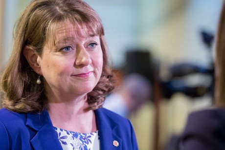 Christine Salter Cardiff Counting Officer Centre Editorial Stock Photo ...