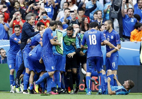 Italy Celebrating Goal 20 Scored By Editorial Stock Photo - Stock Image ...