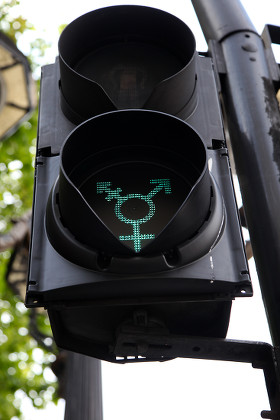 Around 50 Pedestrian Traffic Signals Around Editorial Stock Photo ...