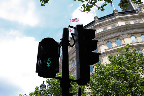 Around 50 Pedestrian Traffic Signals Around Editorial Stock Photo ...