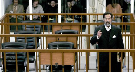 __COUNT__ SADDAM HUSSEIN IN COURT FOR HIS TRIAL, BAGHDAD, IRAQ - 14 FEB ...