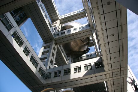 Modernistic Fuji Tv Building Odaiba Area Editorial Stock Photo - Stock ...