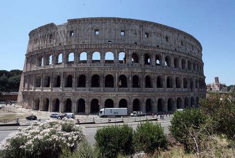 Colosseum restoration works are completed, Rome, Italy - 01 Jul 2016 ...