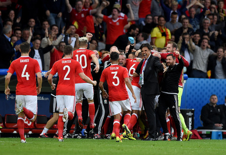 Ashley Williams Wales Celebrates His Goal Editorial Stock Photo - Stock ...
