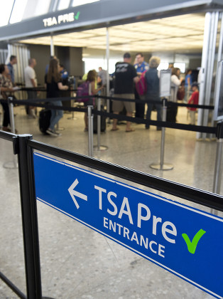 Tsa Pre Lines Registration Center Dulles Editorial Stock Photo - Stock ...