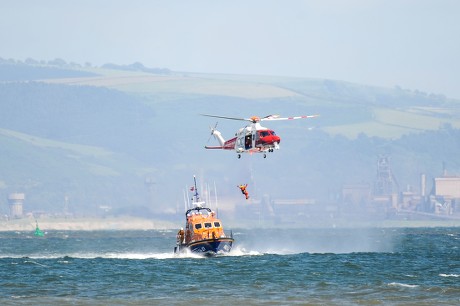 Life Saving Display Mumbles Lifeboat Wales Editorial Stock Photo ...