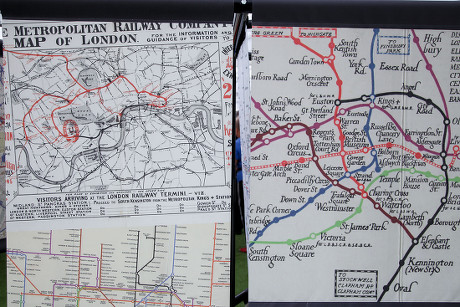 Old Underground Maps Editorial Stock Photo - Stock Image | Shutterstock