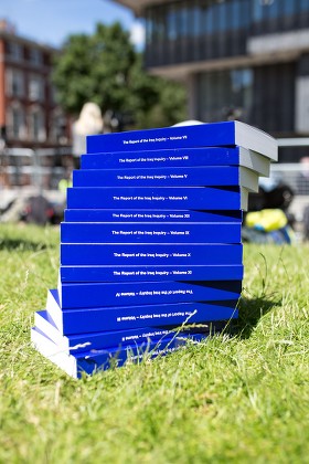 Volumes Sir John Chilcots Report Editorial Stock Photo - Stock Image ...