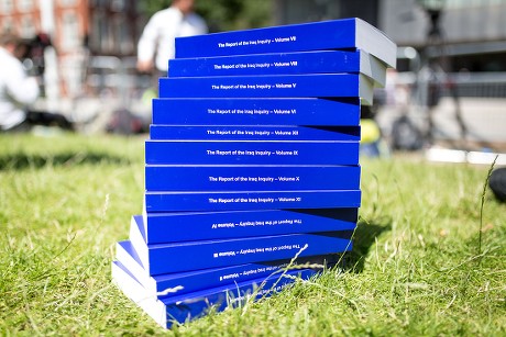 Volumes Sir John Chilcots Report Editorial Stock Photo - Stock Image ...