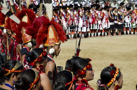 Warriors Different Tribes Waiting Perform Ritual Editorial Stock Photo ...