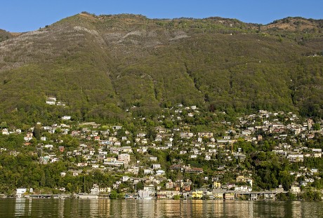 Village Ronco Sopra Ascona On Steep Editorial Stock Photo - Stock Image ...