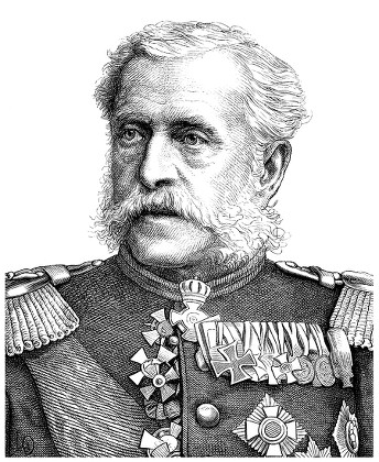 Historical Illustration 19th Century Portrait Bernhard Editorial Stock ...