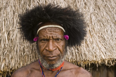 Model Released Man Dani Tribe Portrait Editorial Stock Photo - Stock ...