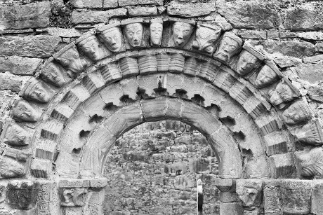 Portal Human Masks Church Ruins Dysert Editorial Stock Photo - Stock ...
