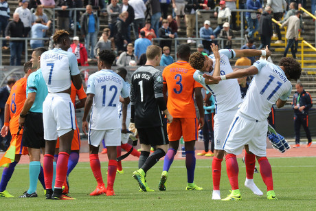 Dominic Solanke England During Netherlands Under19 Editorial Stock ...