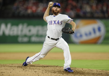 Texas Rangers Relief Pitcher Sam Dyson Editorial Stock Photo - Stock ...